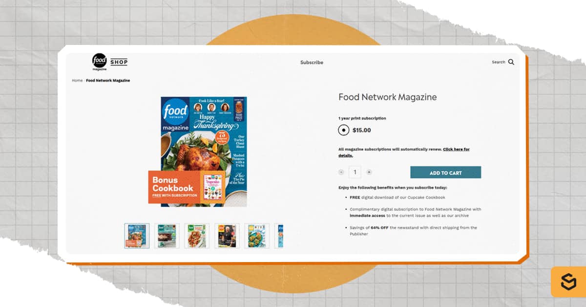 Shop Food Network Magazine from Canada